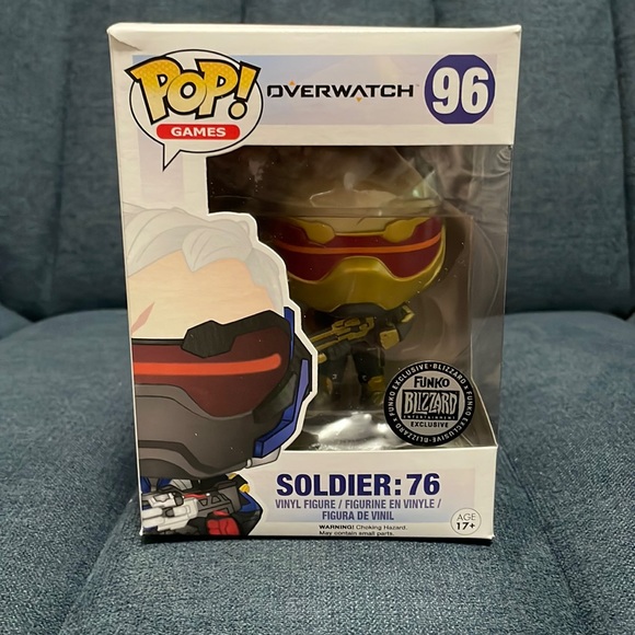 Funko | Toys | Pop Games Overwatch 96 Soldier 76 Golden | Poshmark